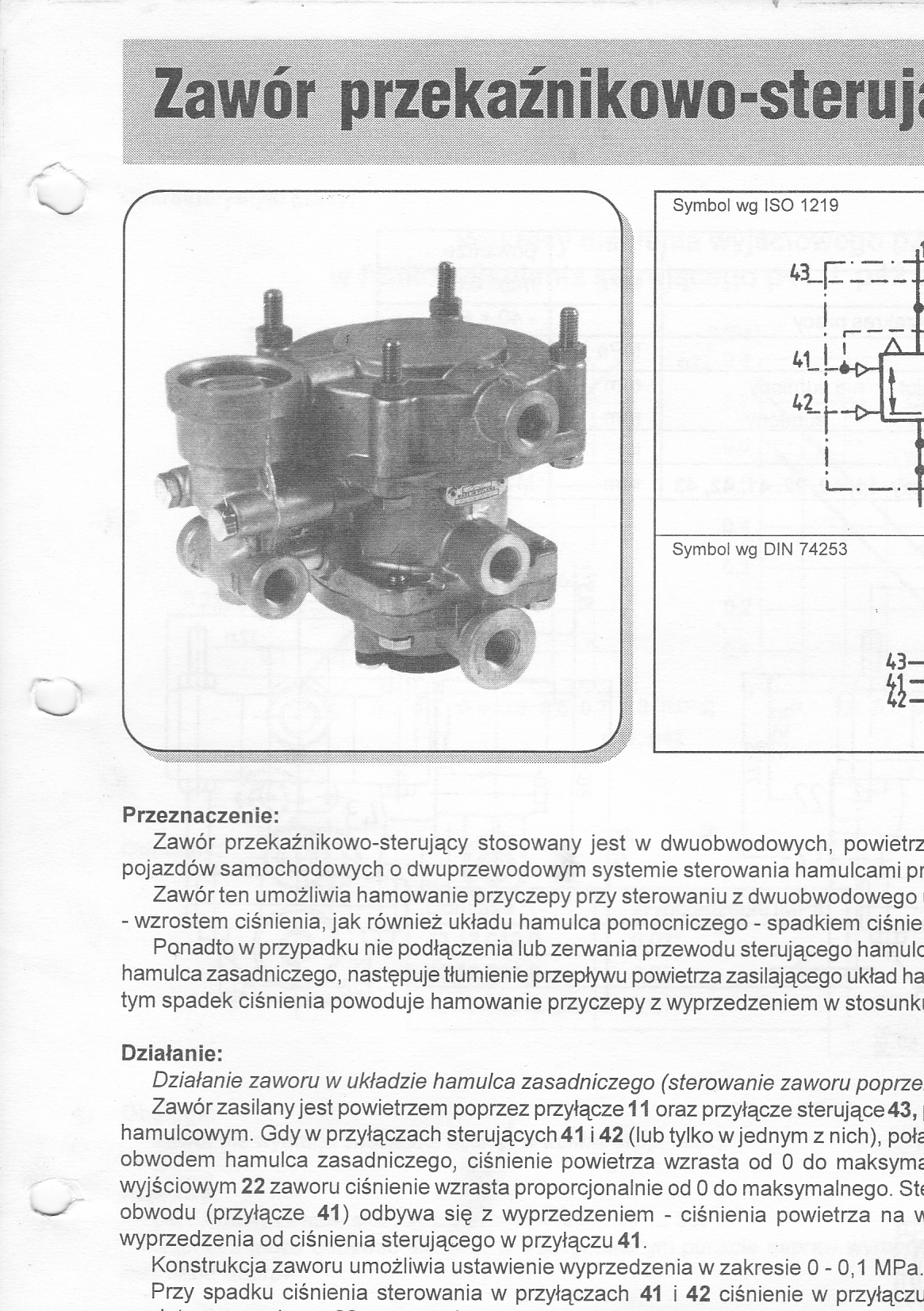 Dwuobwodowy zawór przekaźnikowo sterujący kompletny – Starkop